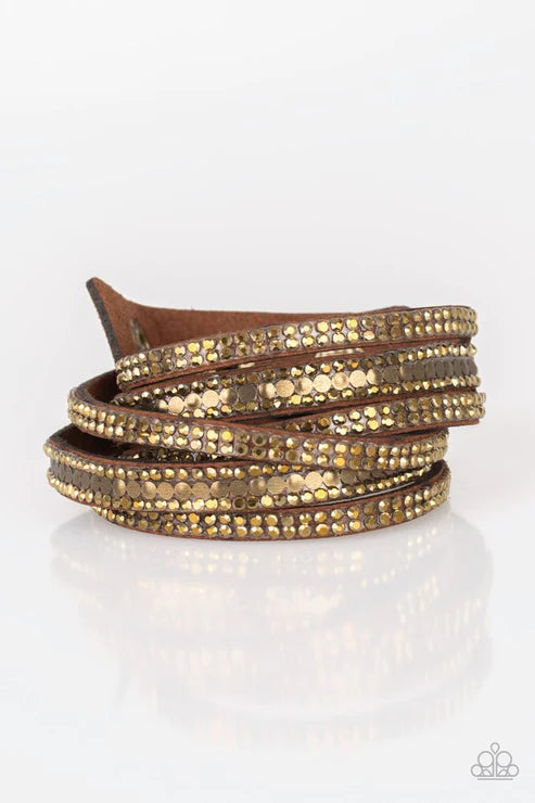 Paparazzi Urban Collection - Rock Star Attitude - Brass ...