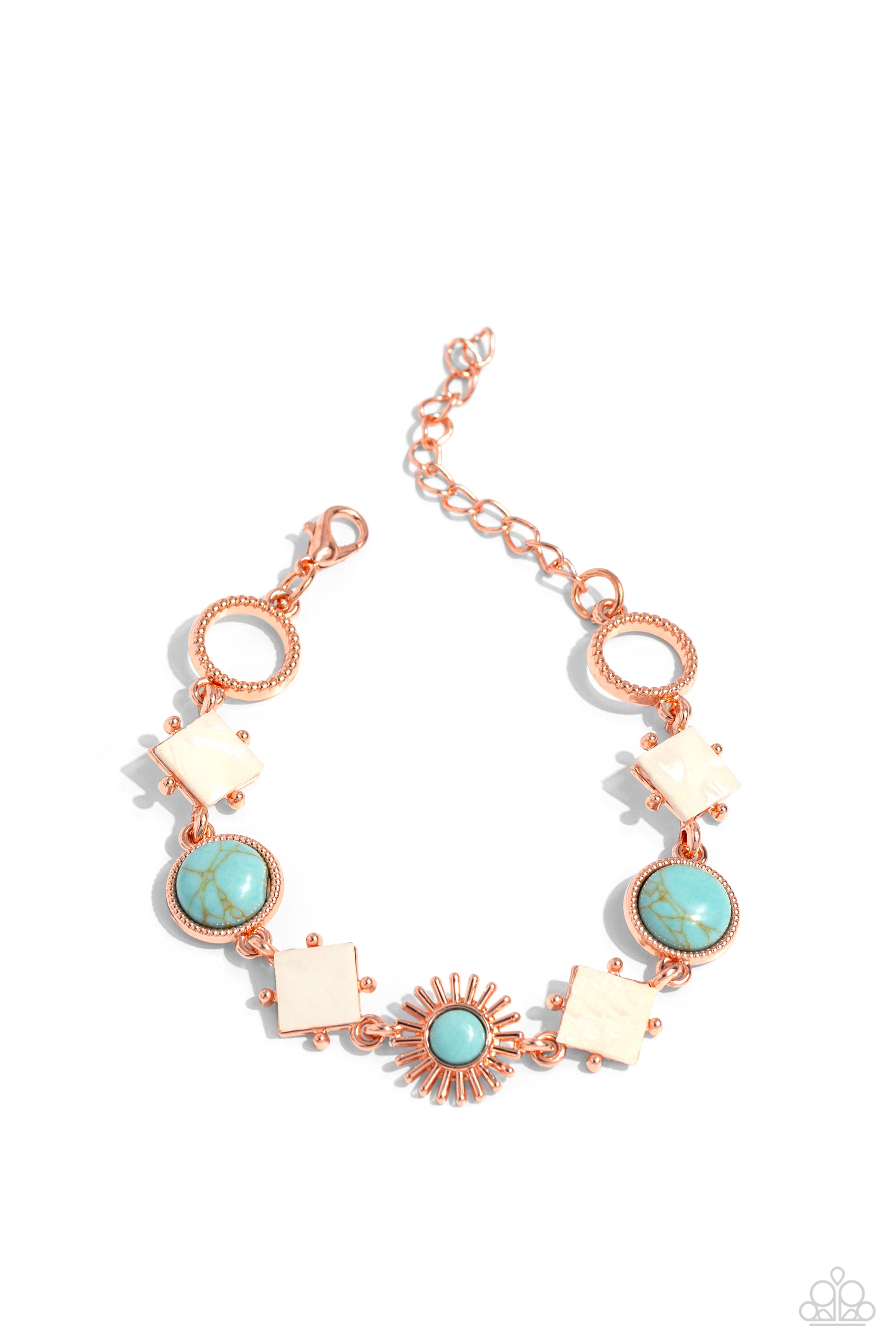 Paparazzi Bracelets - Sunburst Splendor - Copper – jewelryandbling.com